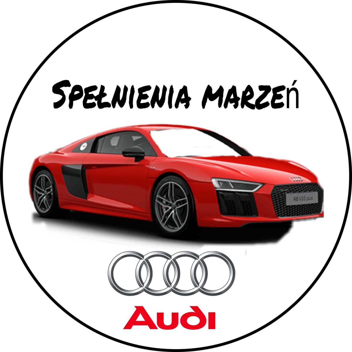 Opłatek na tort Audi Samochód Auto Bryka Fura - Inna marka | Przyjęcia ...
