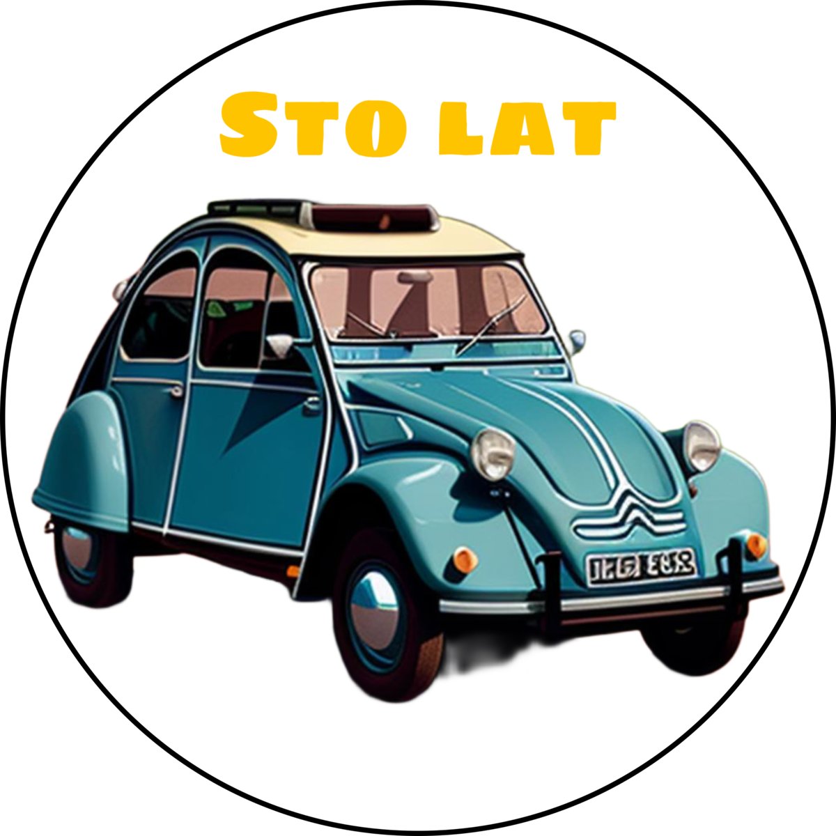 OPŁATEK NA TORT CITROEN SAMOCHÓD AUTO BRYKA OSOBOWY FURA URODZINY 18 30 ...