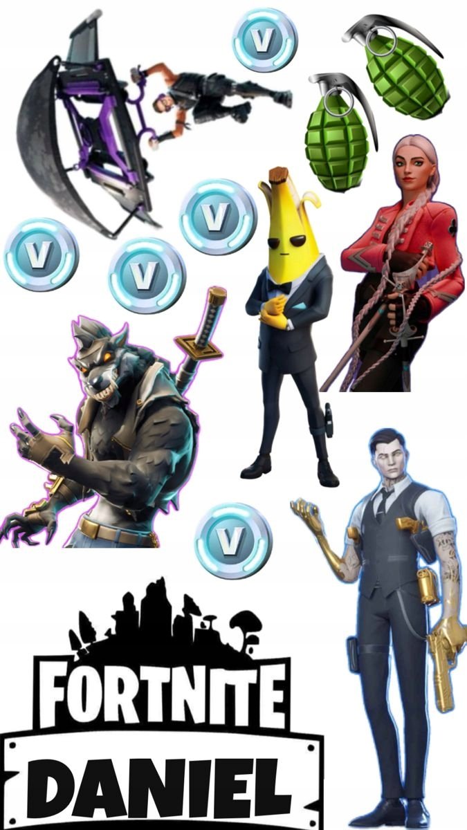OPŁATEK NA TORT Wydruk Cukrowy Fortnite Gra Battle Lama + IMIĘ #2 ...