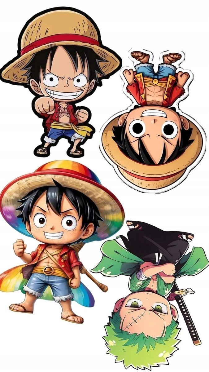 OPŁATEK NA TORT Wydruk Cukrowy ONE PIECE ANIME MONKEY FLUFFY + IMIĘ ...