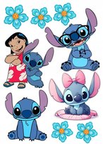 OPŁATEK NA TORT Wydruk Cukrowy STICH STITCH STICZ LILO + IMIĘ #117 ...