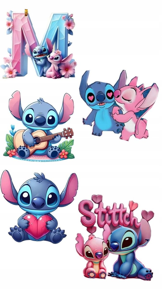 OPŁATEK NA TORT Wydruk Cukrowy STICH STITCH STICZ LILO + IMIĘ #87 ...