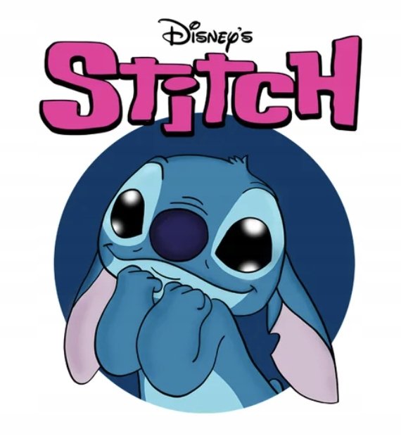 OPŁATEK NA TORT Wydruk Jadalny Bajka Lilo I Stich Disney Stich + IMIĘ ...