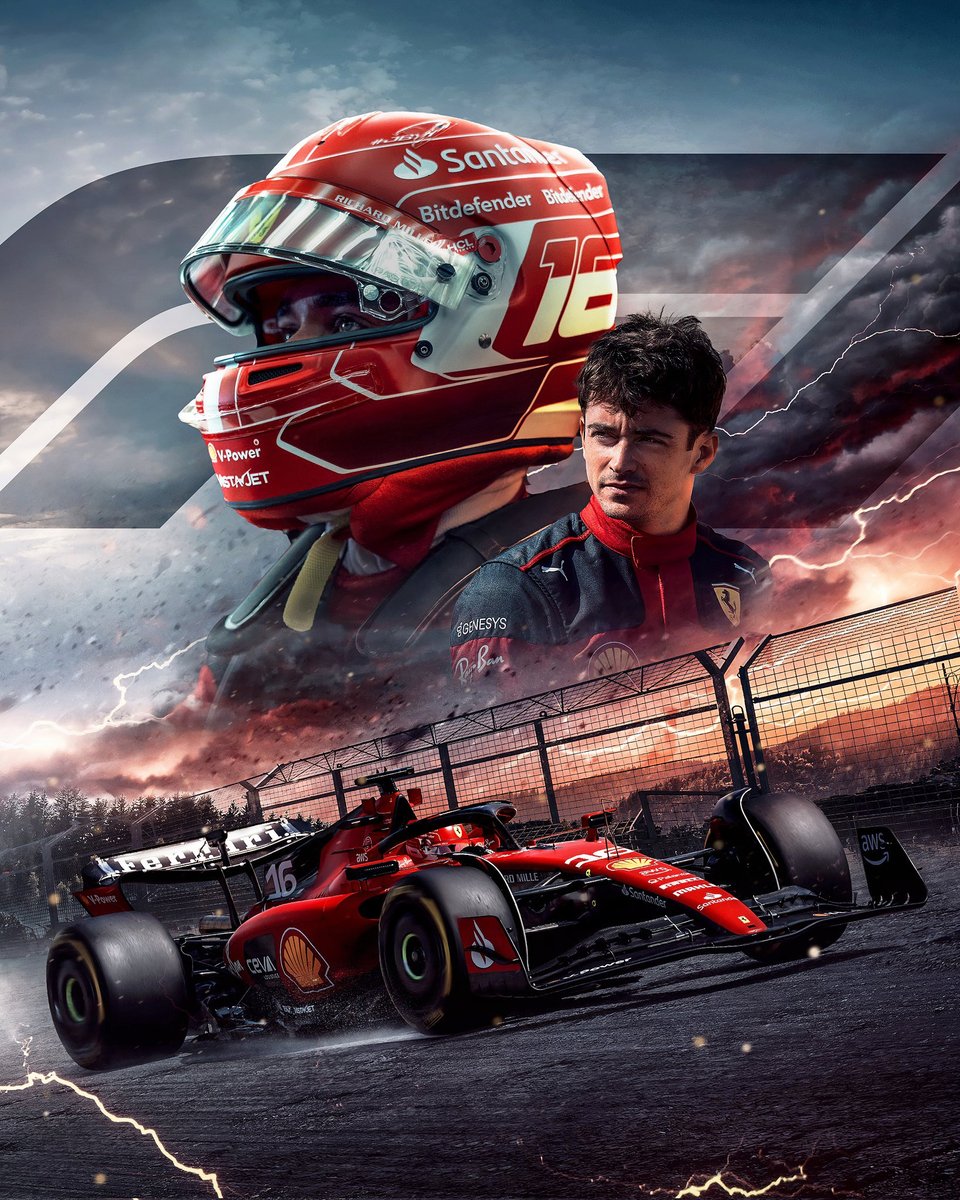OPŁATEK NA TORT Wydruk Jadalny Charles Leclerc Ferrari Formula 1 F1 ...