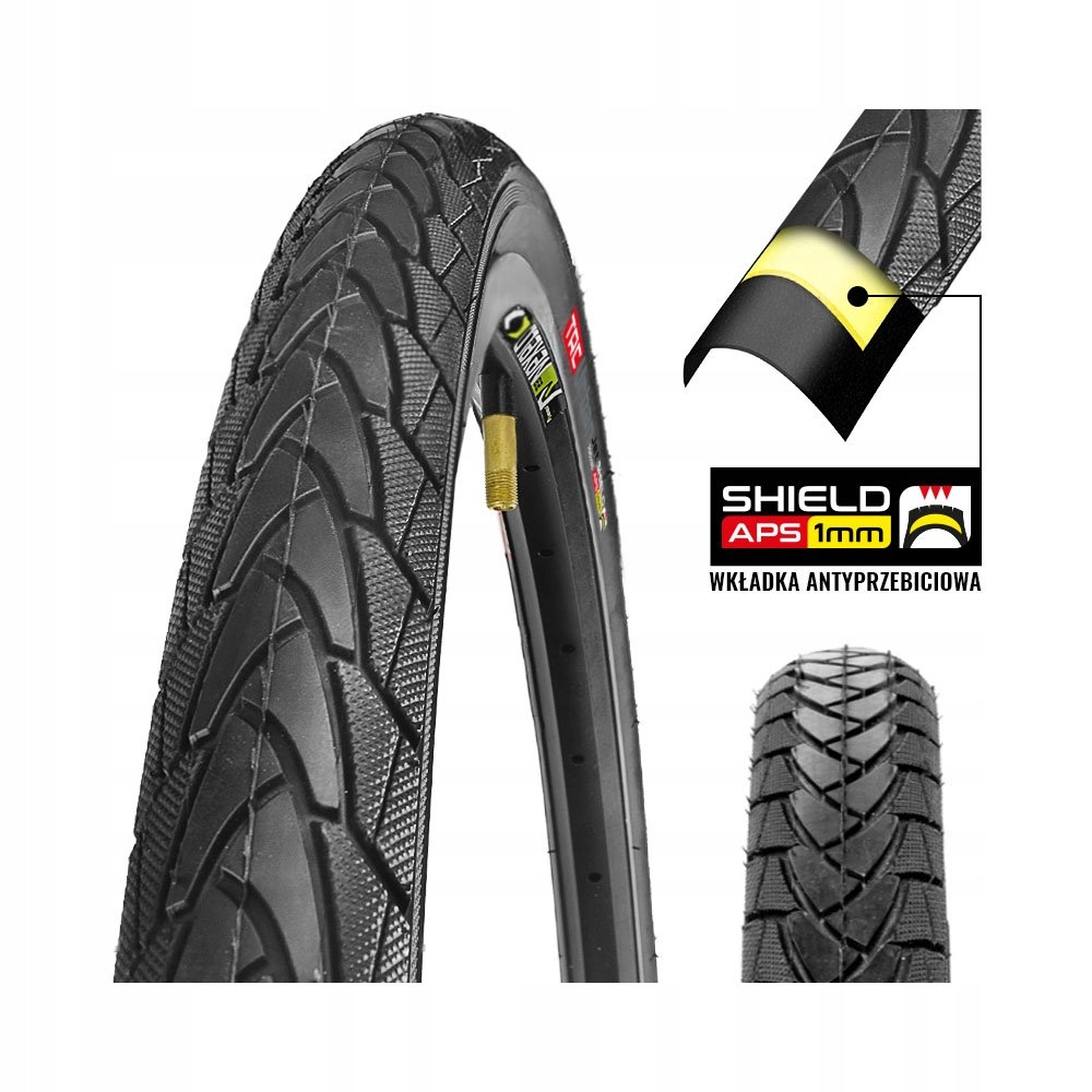 Opona rowerowa 28 " + dętka zestaw wentyl samochodowy 700x35C 37-622 TRC - TRC | Sport Sklep ...