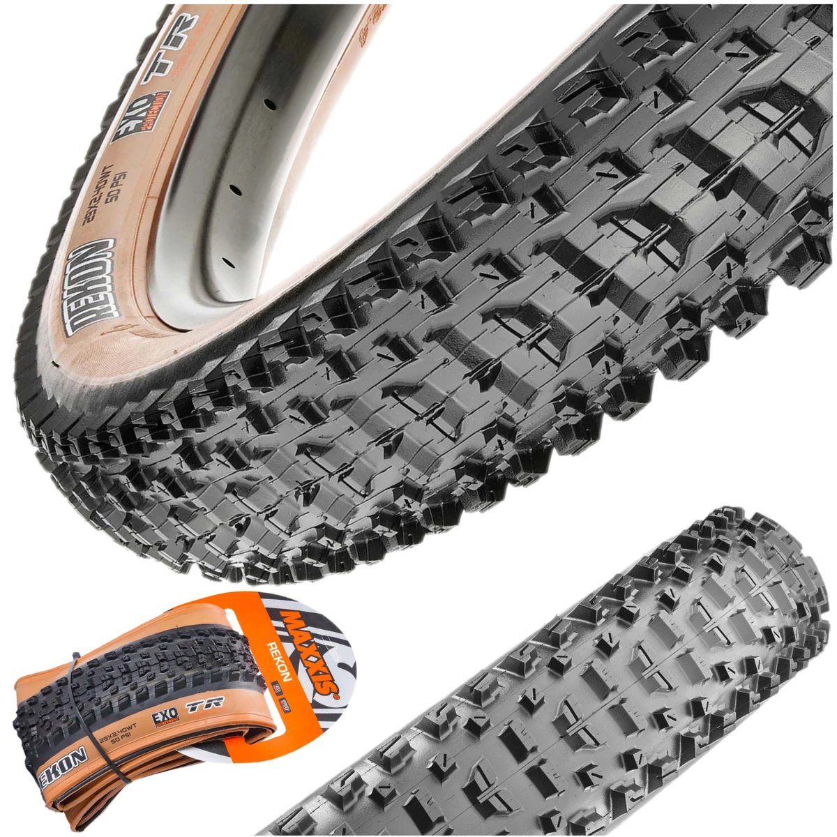 OPONA ROWEROWA 29x2,40WT (61-622) MAXXIS REKON PLUS EXO/TLR TANWALL ...