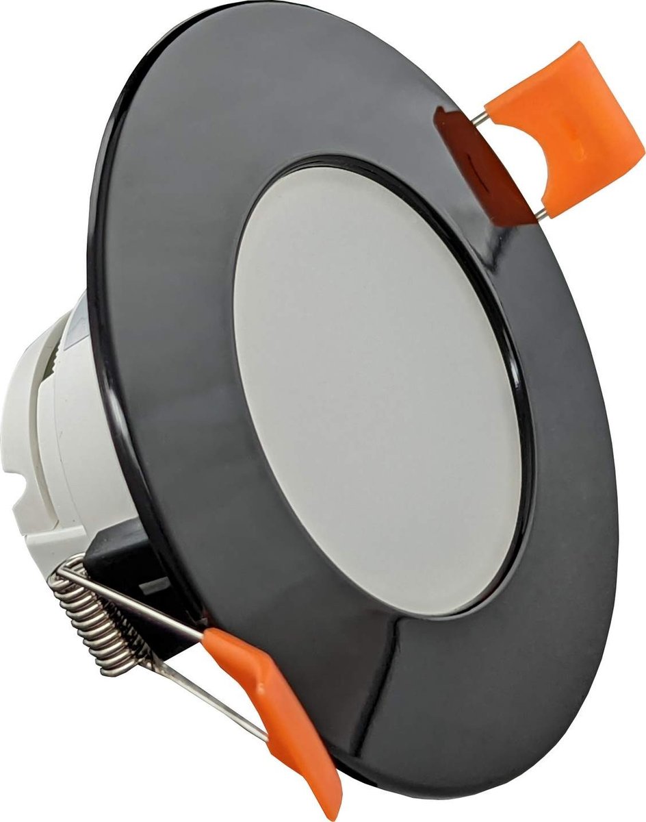 Oprawa LED Do Zabudowy P/T Downlight LED BONO-R Black Okrągła Czarna 7W WW 3000K 940/640lm IP65 ...