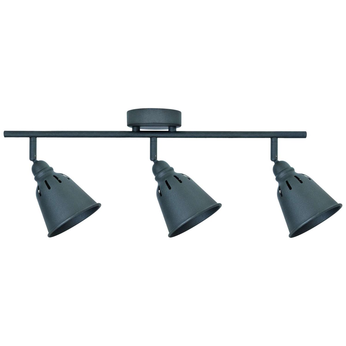 Oprawa listwa ścienno-sufitowa Sanico Goldlux FIONA 3xE14 czarny matowy ...