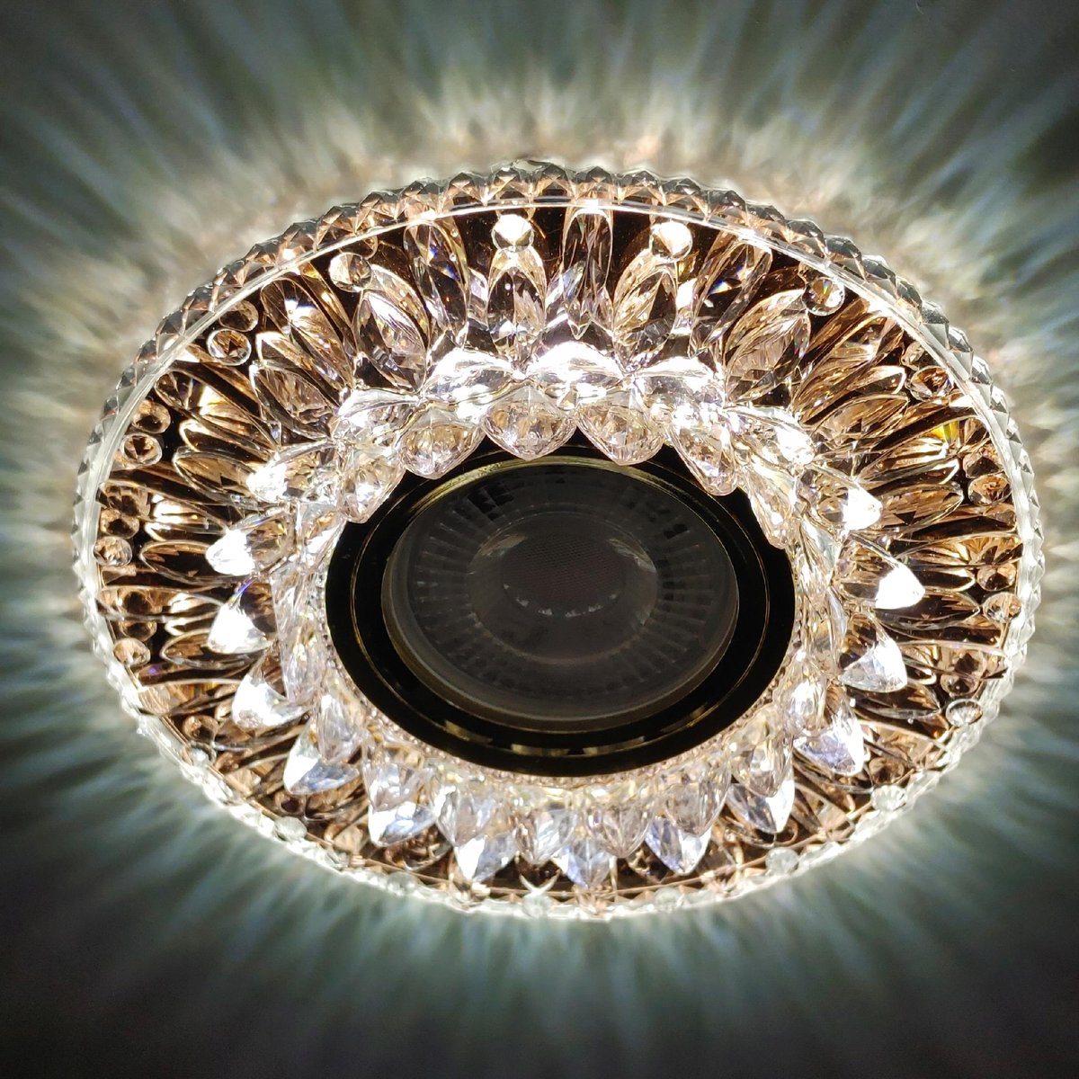 Oprawa sufitowa halogenowa oświetleniowa GU10 + TAŚMA LED GU10 - Delux ...