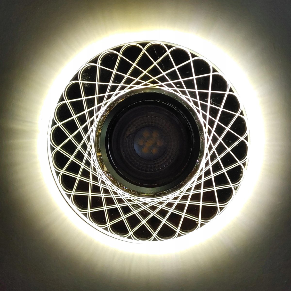 Oprawa sufitowa halogenowa szklana+TAŚMA LED GU10 - Delux M | Sklep ...