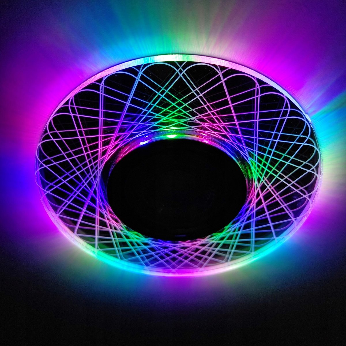 Oprawa sufitowa halogenowa szklana+TAŚMA LED GU10 - Inna marka | Sklep ...