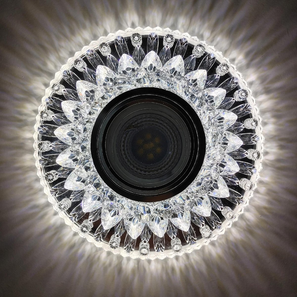 Oprawa sufitowa okrągła halogenowa szklana+TAŚMA LED GU10 - Inna marka | Sklep EMPIK.COM