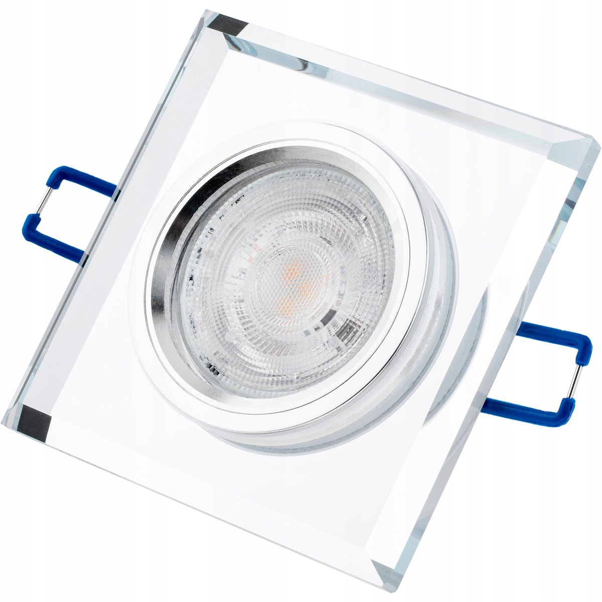 OPRAWA SZKLANA MR16 GU10 KWADRAT STAŁA PRZEZROCZ. - Lumiled | Sklep EMPIK.COM