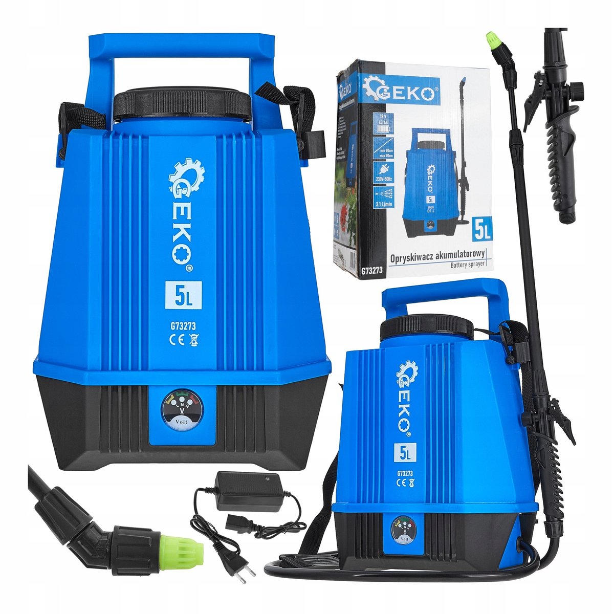 Opryskiwacz akumulatorowy Geko 5 L G73273 - Geko | Sklep EMPIK.COM