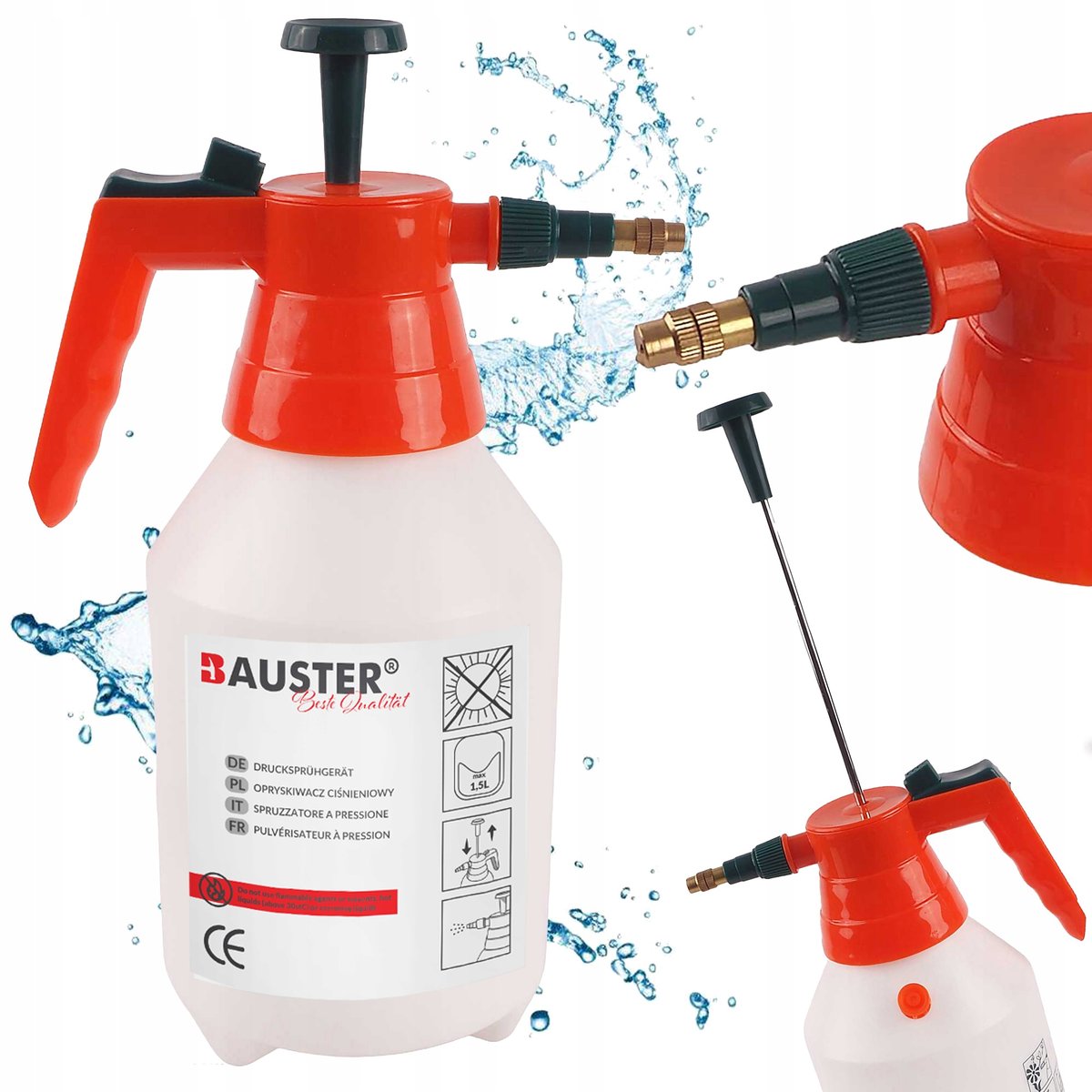 Opryskiwacz ciśnieniowy 1,5L ręczny - BAUSTER | Sklep EMPIK.COM