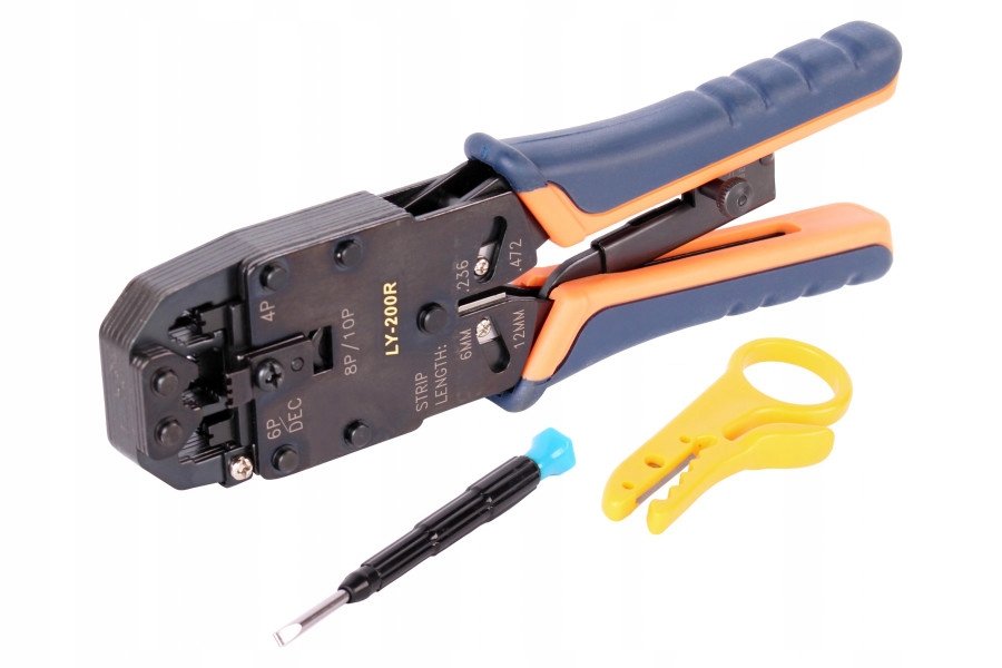 OPT LY200R ZACISKARKA WTYKÓW 10p10c 8p8c 6p6c 4p4c - Inna marka | Sklep ...