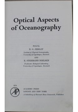 Optical Aspects od Oceanography - Opracowanie zbiorowe | Książka w Empik