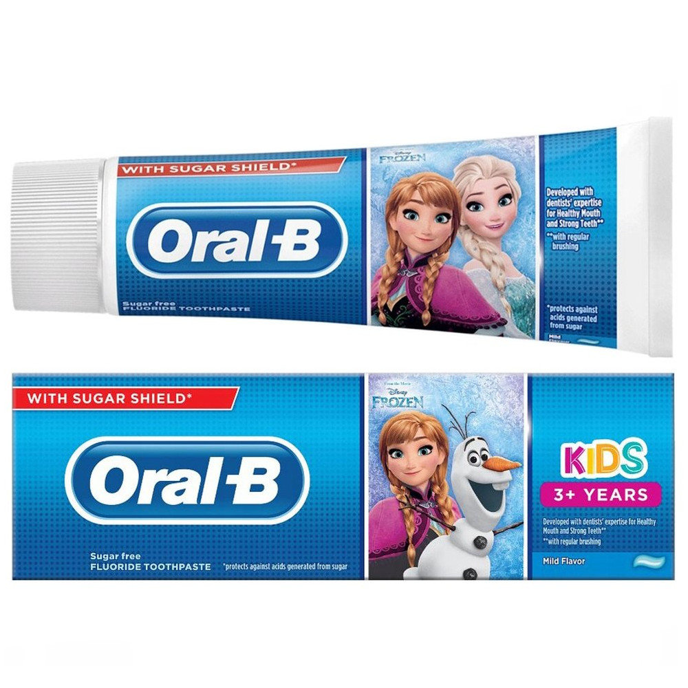 Oral-B, Pasta do zębów dla dzieci 3 lata Kraina Lodu, 75 ml | Sklep ...
