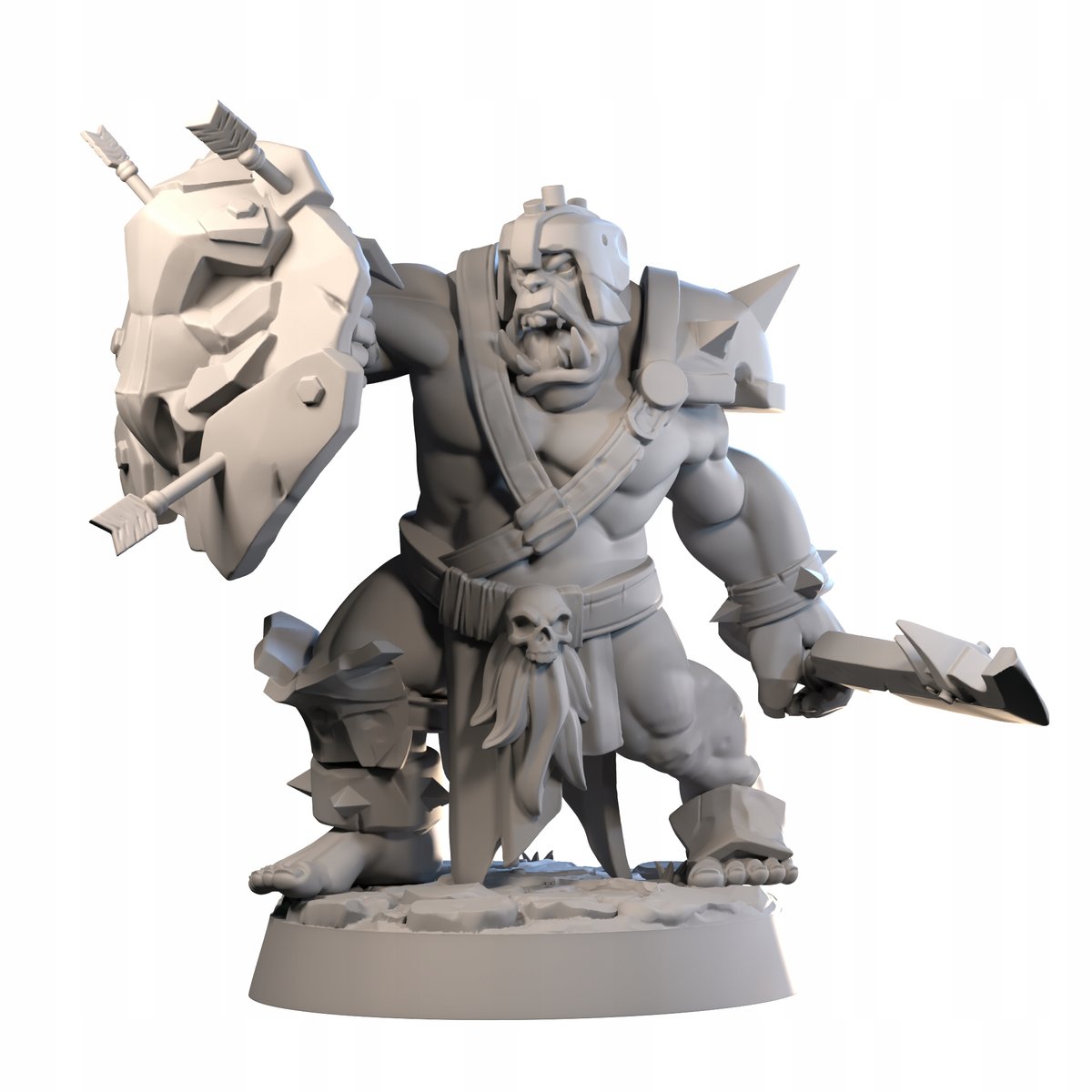 Orc Grunt - Orc Soldier / Warrior (Ork Żołnierz / Wojownik) - Wersja B ...