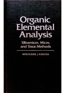 Organic elemental analysis - | Książka w Empik