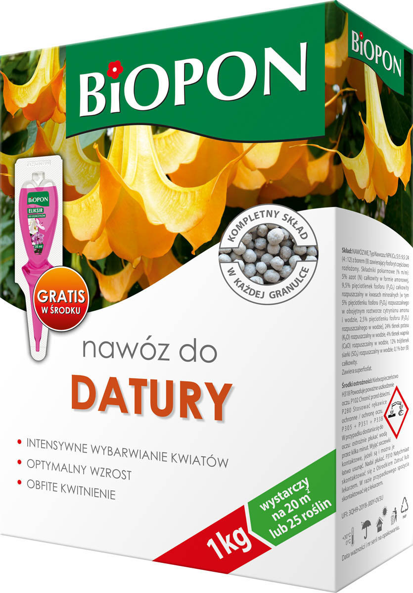 Organiczny nawóz granulowany do datury, 1kg - Biopon | Sklep EMPIK.COM