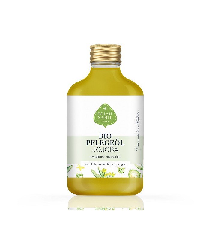 Organiczny olejek Jojoba rewitalizujący, do skóry i włosów, Zero Waste, 100 ml, Eliah Sahil ...