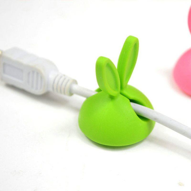 ORGANIZER DO KABLI ZESTAW 4SZT., GREEN / ZIELONY - OEM | Sklep EMPIK.COM