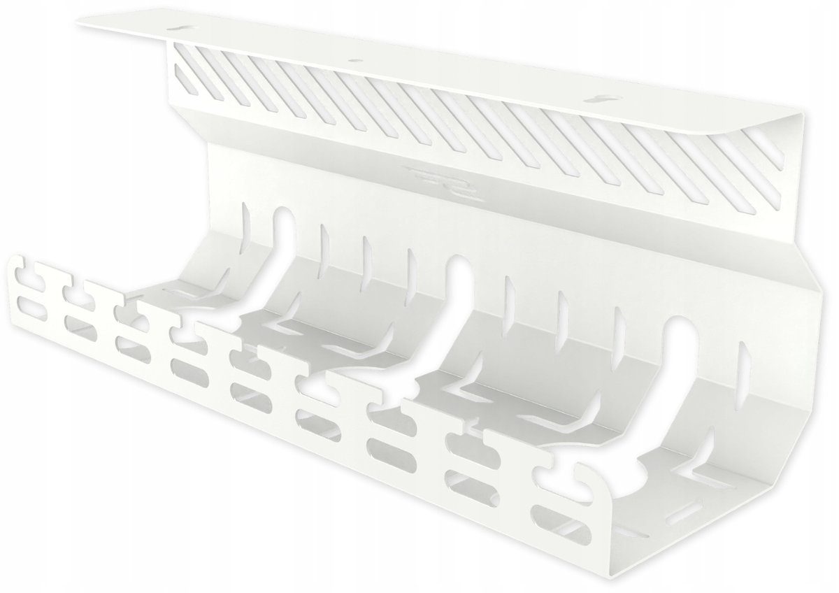 Organizer Kabli pod Blat Biurko Półka na kable 30cm Uchwyt Metalowy ...