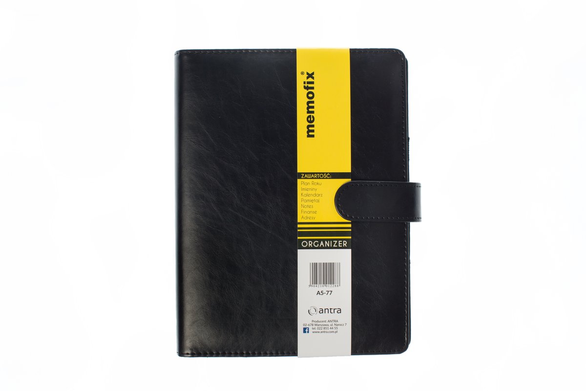 Organizer Memofix A5 czarny 2024 - Antra | Sklep EMPIK.COM