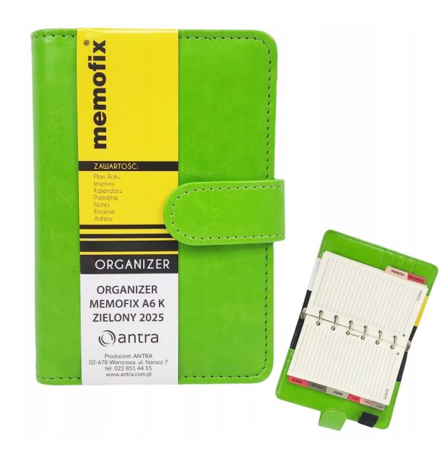 Organizer Memofix A6 K zielony 2025 - Antra | Sklep EMPIK.COM
