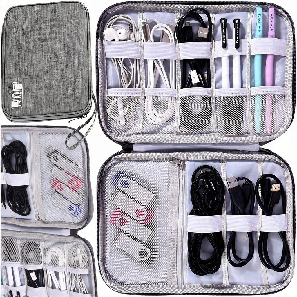 Organizer Podróżny Torba Etui Na Kable Ładowarki - MODEUS | Sklep EMPIK.COM