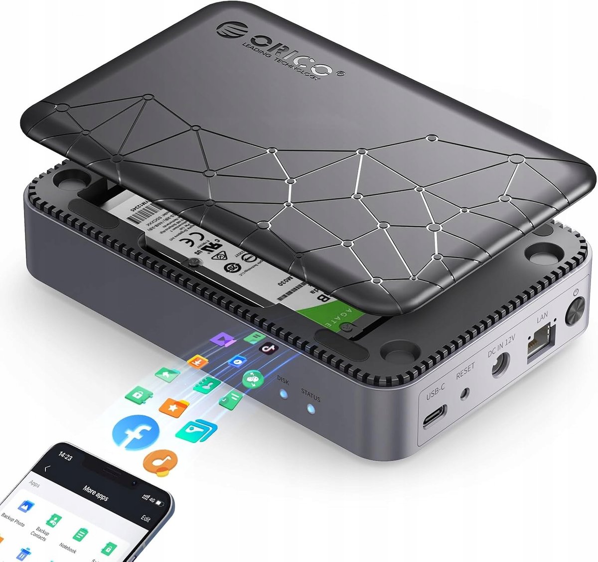 Orico Serwer Nas Cd2510 - Serwer Na 2,5-Calowy Dysk Twardy Sata Ssd - Inna marka | Sklep EMPIK.COM