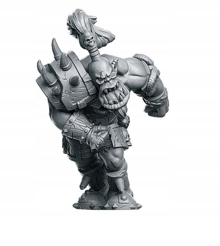 Ork bieg atak figurka + podstawka do DND D&D 3D druk 12k RPG - Iron ...