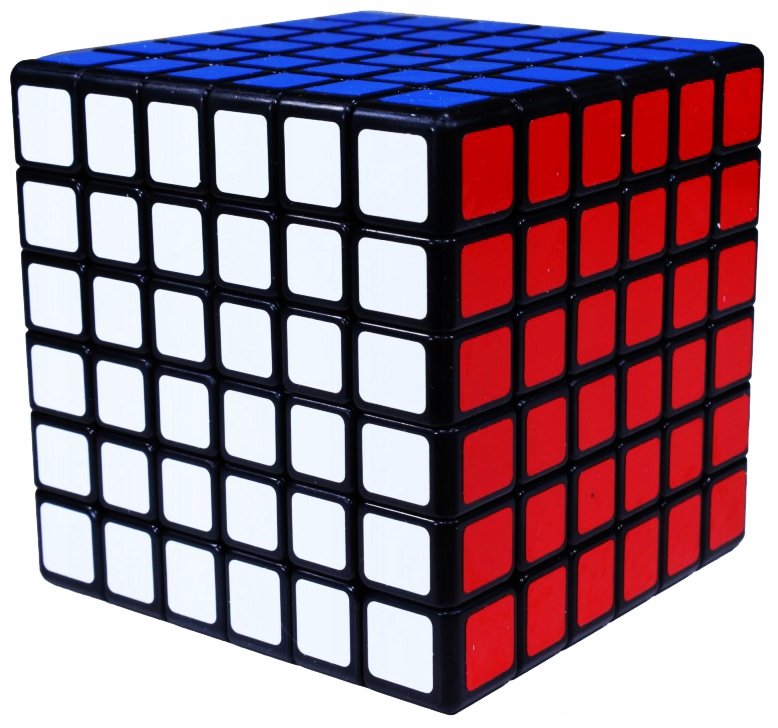 Oryginalna Kostka Rubika Moyu 6X6X6 Black + Podstawka - Kostkoland | Sklep EMPIK.COM