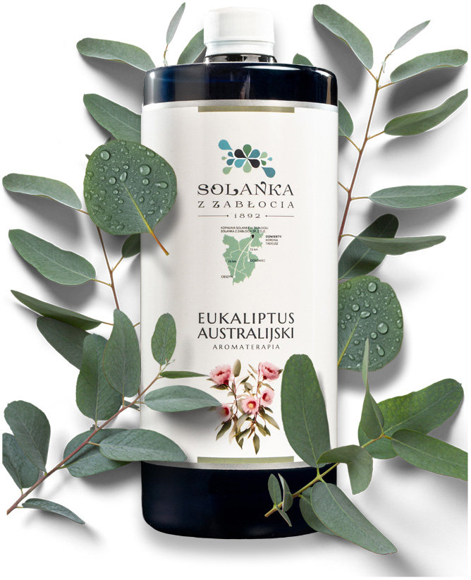 Oryginalna Solanka Eukaliptus Australijski 1L do kąpieli, aromaterapii ...