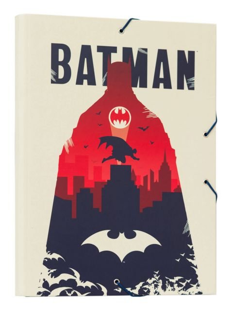 Oryginalna teczka A4 Batman Gotham City dla dziecka do szkoły na ...