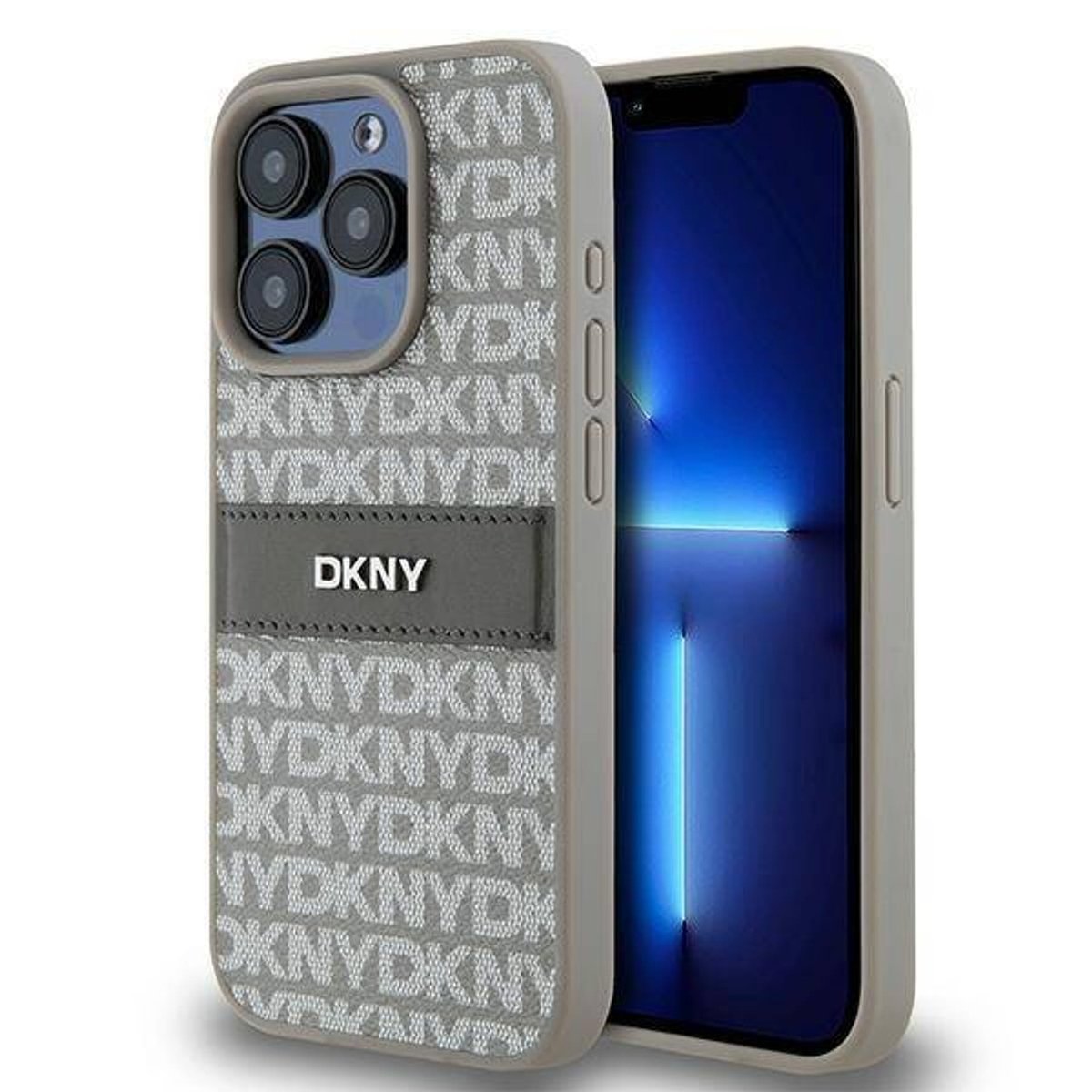 Oryginalne Etui APPLE IPHONE 15 PRO MAX DKNY Hardcase Leather Mono ...