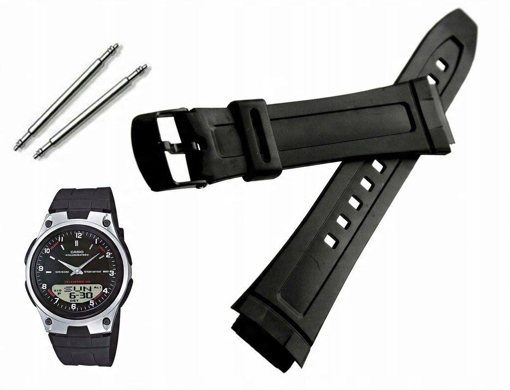 ORYGINALNY PASEK CASIO AW-81 + TELESKOPY 18 MM - Casio | Moda Sklep EMPIK.COM