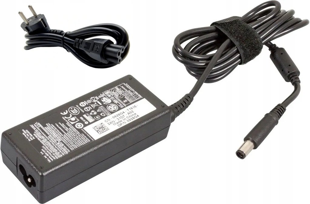 Oryginalny Zasilacz Dell Power Cord Euro 65W AC Adaptor 450-18168 ...