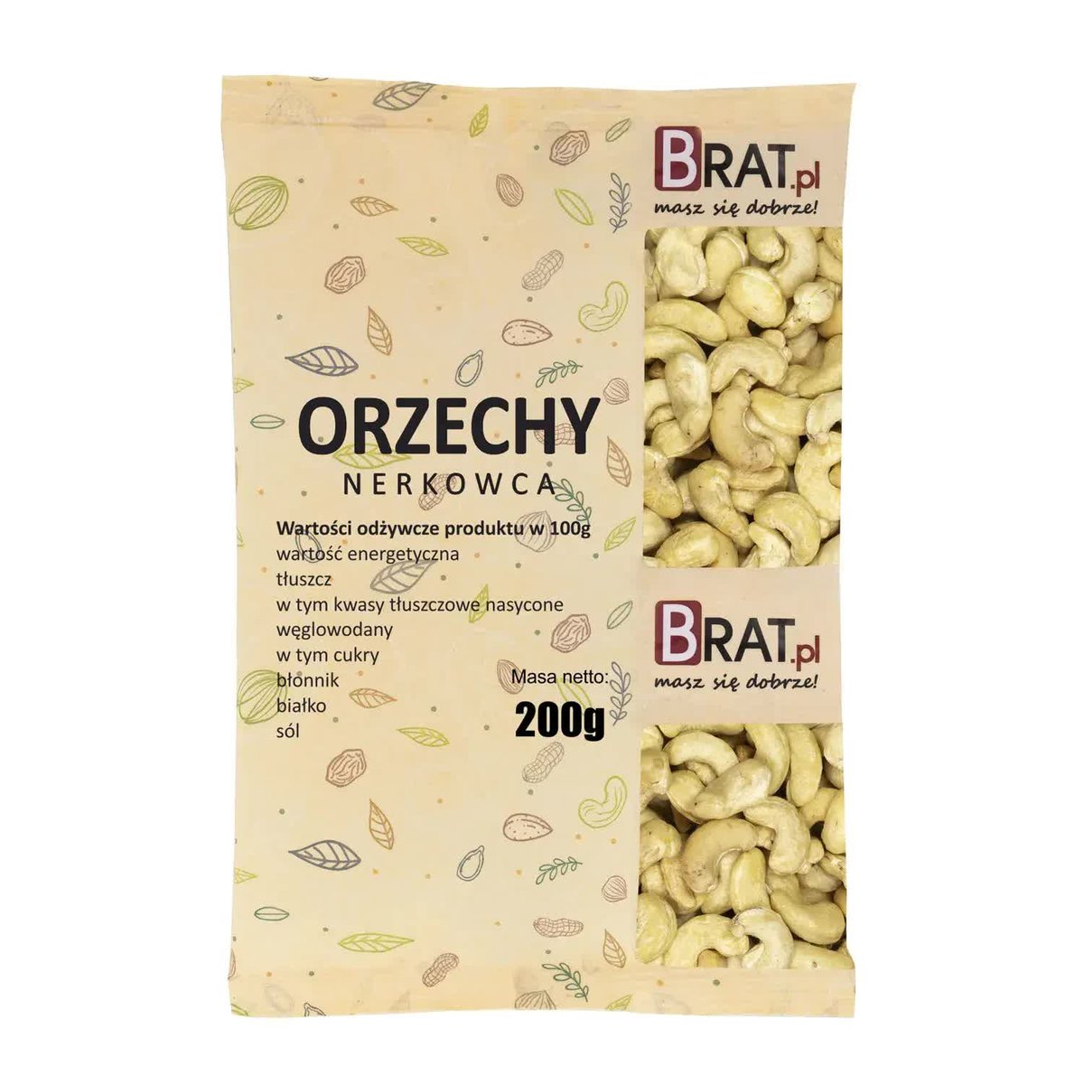 Orzechy NERKOWCA 200g Wysoka JAKOŚĆ Produkt NATURALNY - BRAT.pl | Sklep EMPIK.COM