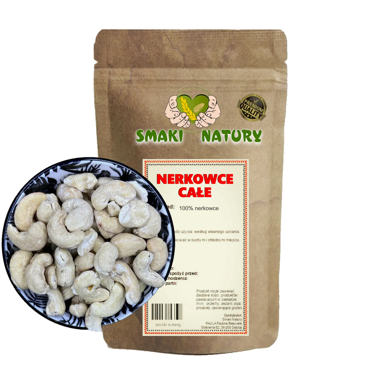 Orzechy Nerkowca Całe 100 G Jakość Premium Nanercz - SmakiNatury | Sklep EMPIK.COM