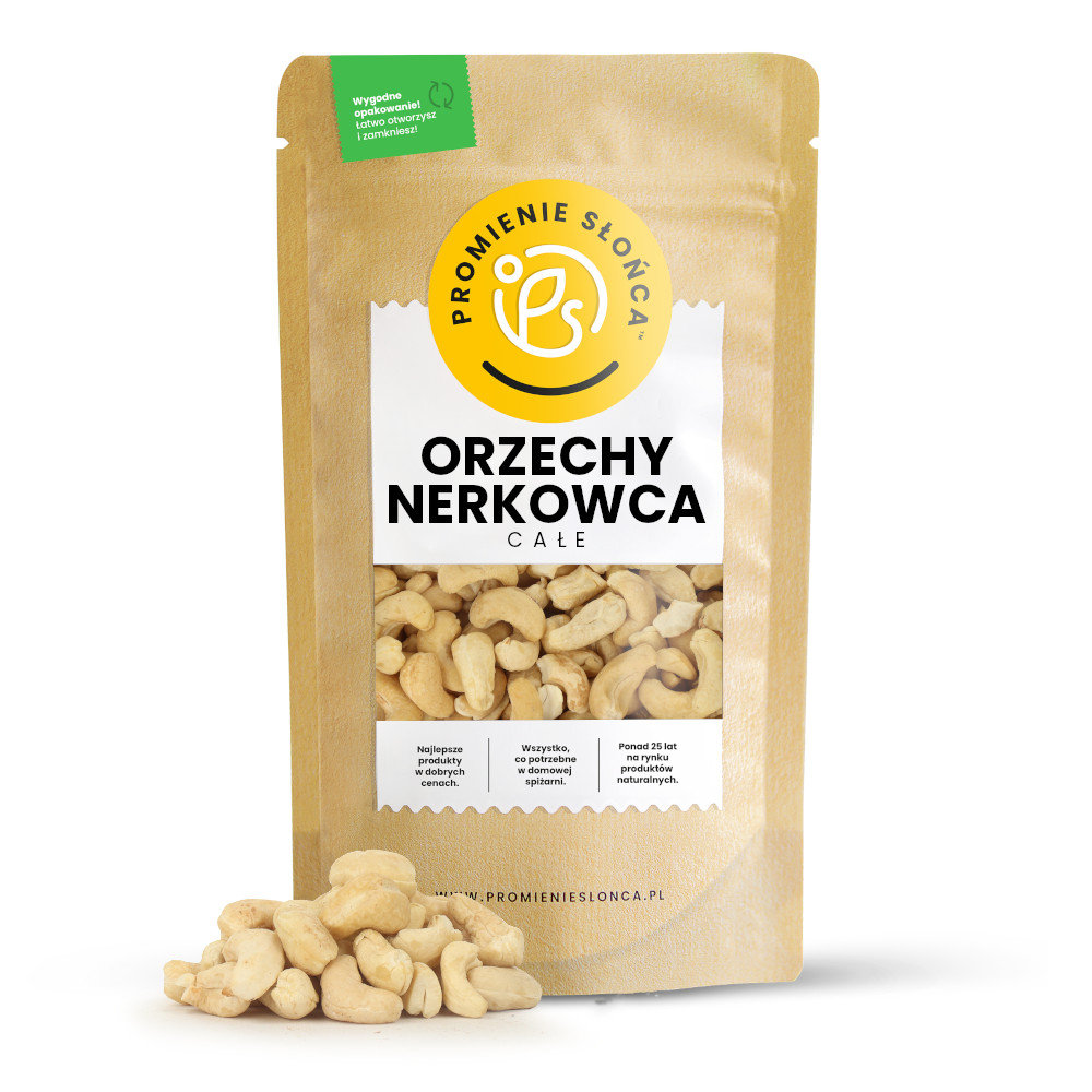 Orzechy nerkowca naturalne 1000g - PROMIENIE SŁOŃCA | Sklep EMPIK.COM