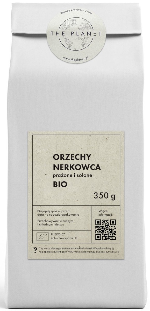 Orzechy Nerkowca Prażone I Solone Bio 350 G - The Planet - Bio Planet | Sklep EMPIK.COM