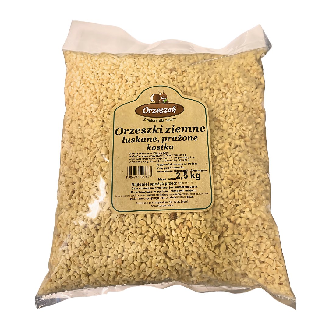 Orzechy ziemne łuskane prażone kostka Orzeszek 2,5 kg - Orzeszek | Sklep EMPIK.COM