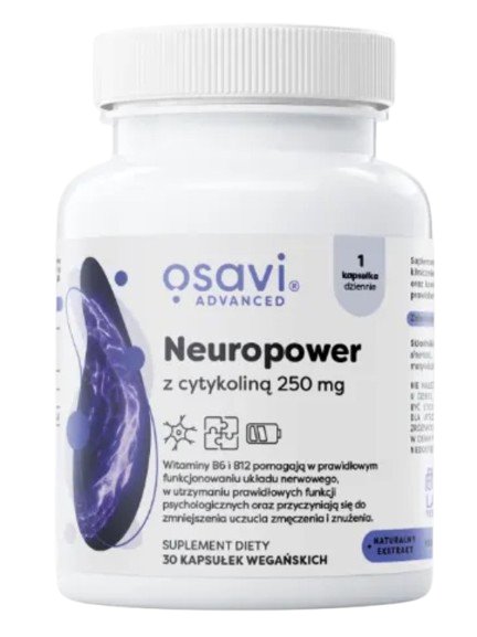 OSAVI Neuropower z Cytykoliną 250 mg (60 kaps.) | Sklep EMPIK.COM