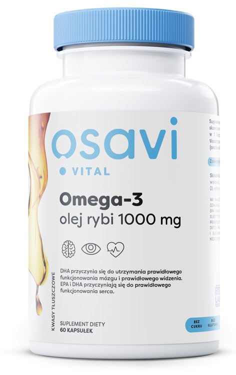 OSAVI Omega-3 olej rybi 1000 mg (60 kaps.) | Sklep EMPIK.COM