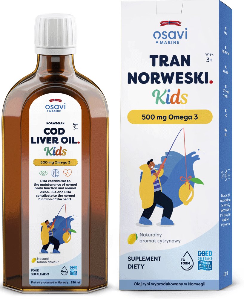 Osavi - Tran Norweski Kids, 500mg Omega 3, Cytryna, 250 ml | Sklep ... Osavi - Tran Norweski Kids, 500mg Omega 3, Cytryna, 250 ml | Sklep ...