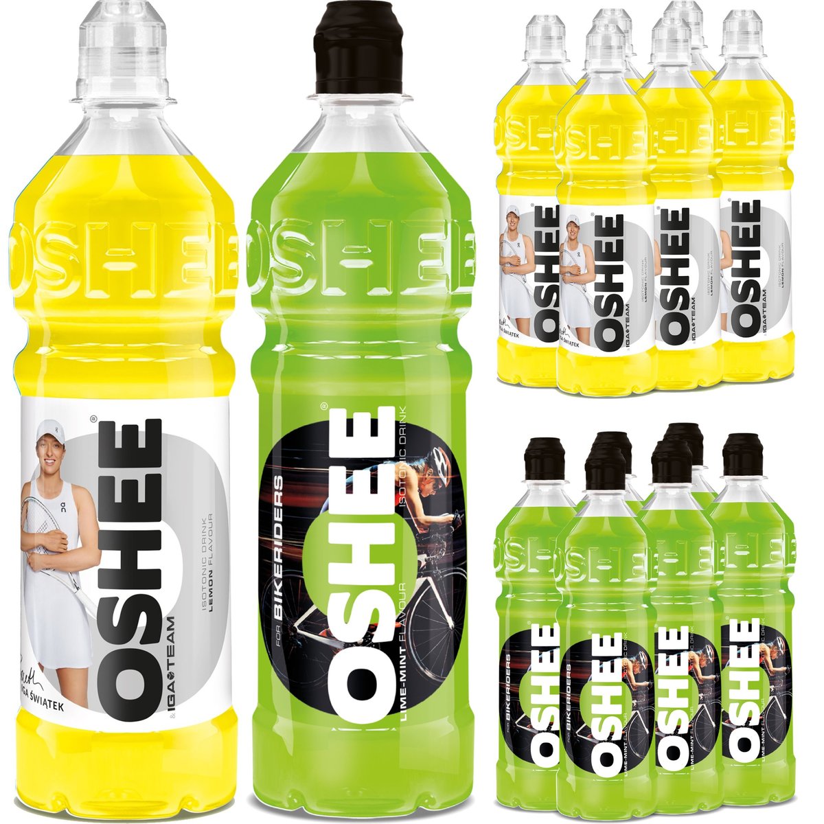 OSHEE Isotonic Bikeriders Limonka x6 + Cytryna x6 - Oshee | Sklep EMPIK.COM