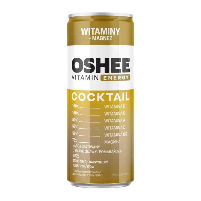 Oshee Witamin Cocktail Guava - Pomarańcza Puszka 250 Ml - Oshee | Sport ...