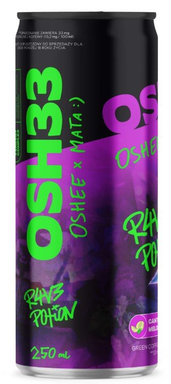 Oshee x Mata Rave Potion Napój gazowany o smaku melon-mięta 250 ml ...